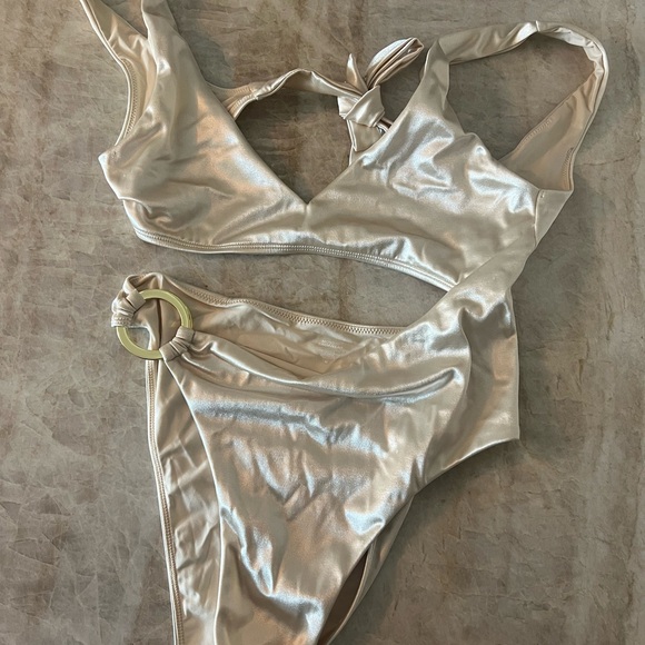 Monday Swimwear | Swim | One Piece Swimsuit Champagne Ivory | Poshmark